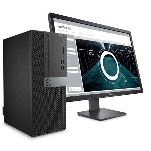 Wholesale Dell OptiPlex DT 7050 MT i7-7700/ 4GB/ 1TB/ Windows 10 Pro/ 19.5 inch/ DVD RW/ 3 years ...