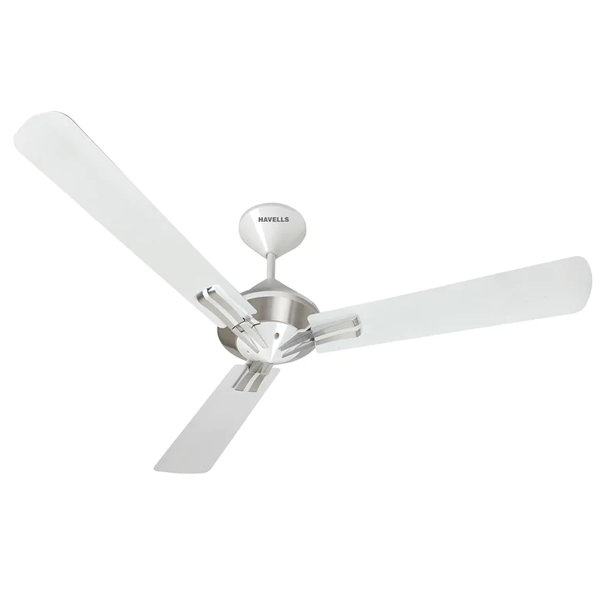 Wholesale Havells Sagittal, 1320 mm Pearl White Chrome Ceiling Fan, 1 ...
