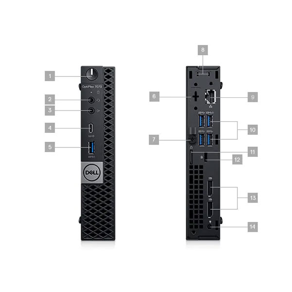 Wholesale Dell Optiplex 7070 Micro Desktop PC (Intel Core i7/ 9th Gen ...